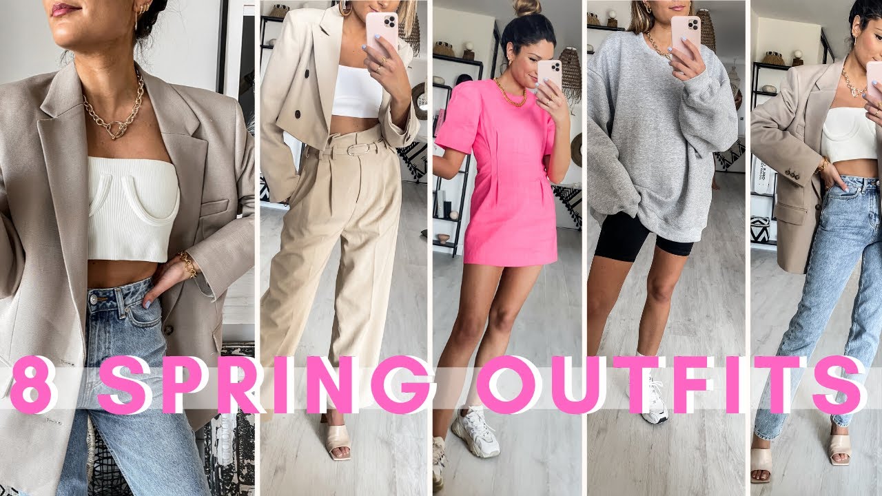 8 LOOKS DE PRINTEMPS #OOTD - YouTube