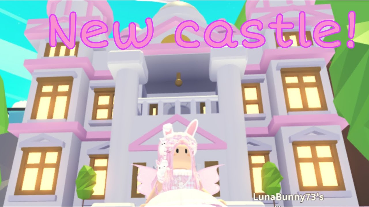 Touring my NEW CASTLE in Adopt Me! (Read description to enter giveaway ...