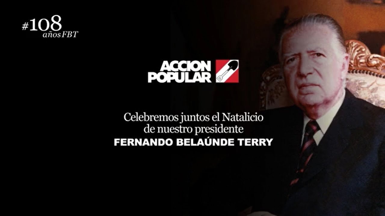 108 años del natalicio de Fernando Belaunde Terry - YouTube