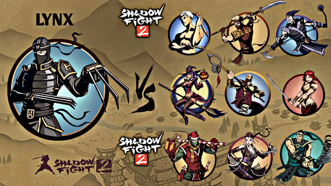 Shadow Fight 2 | Lynx vs Challengers - YouTube