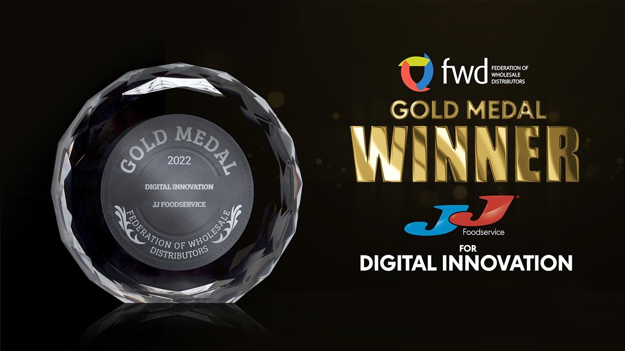 JJ Foodservice Wins FWD Gold Medal Award for Digital Innovation 2022 - YouTube