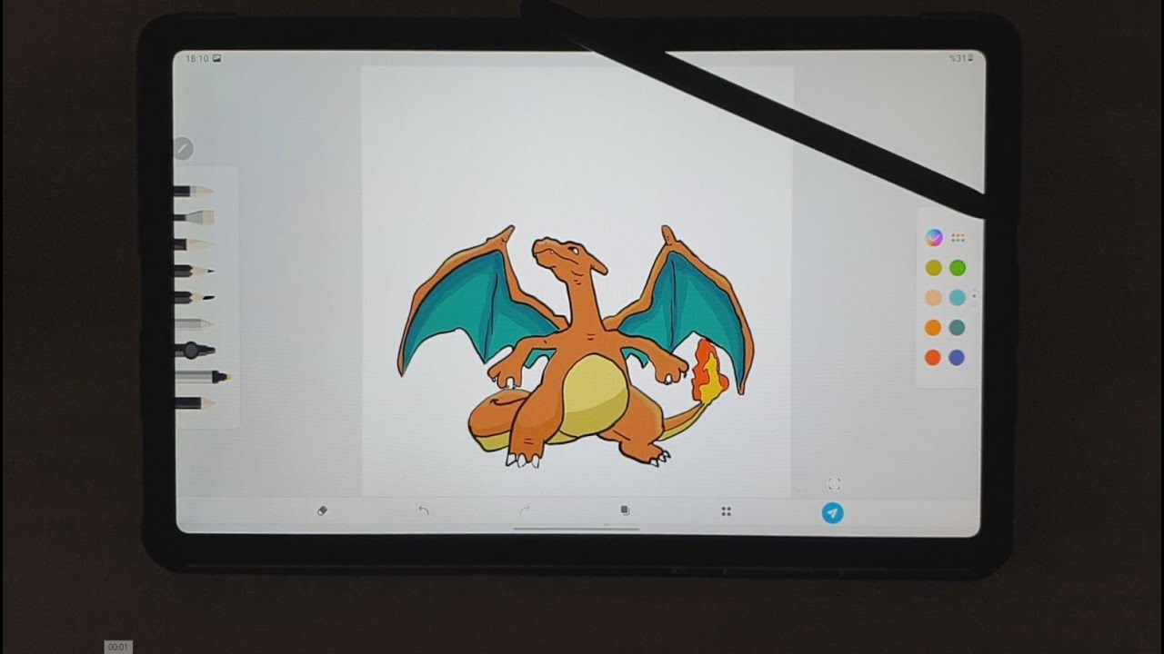 Pokemon Drawing Tablet- Çarizart - YouTube