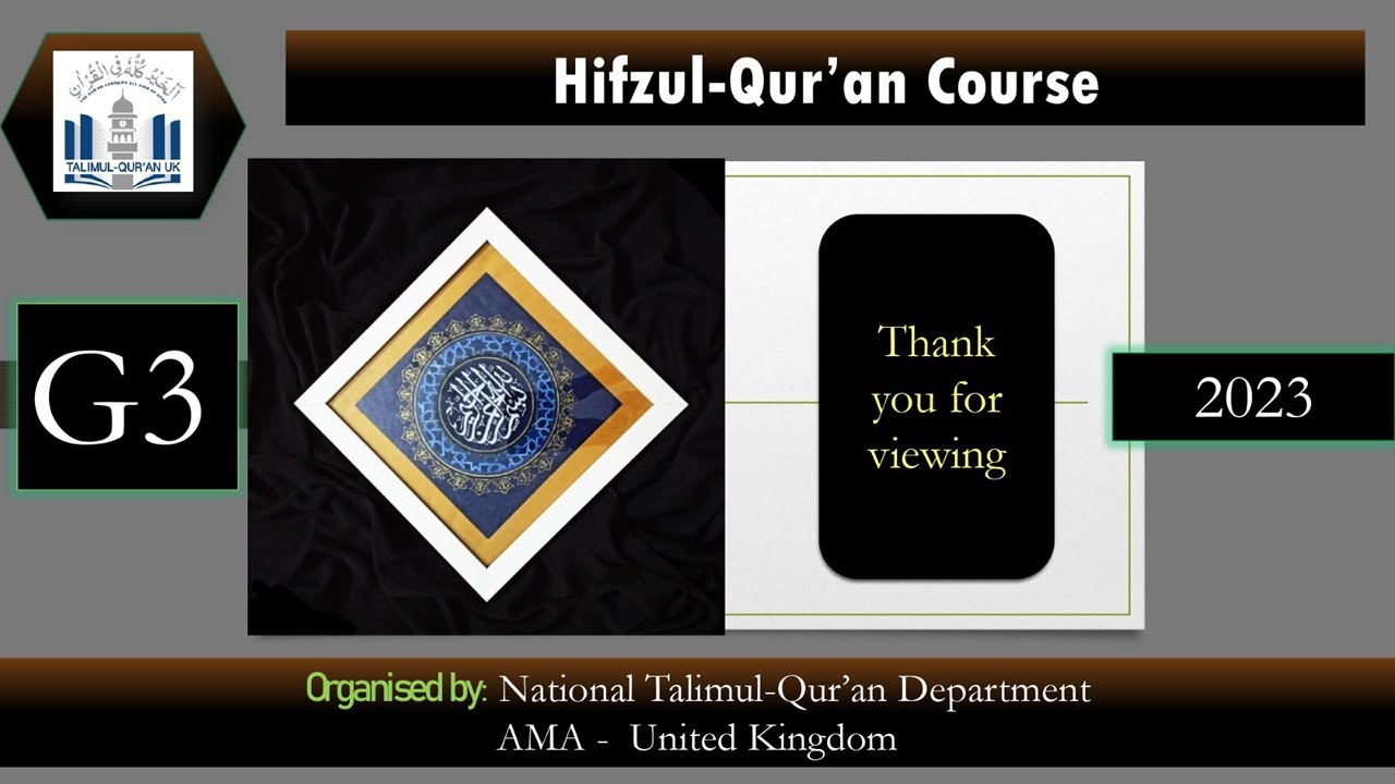 G3 Lesson 12 4th July 2023 - YouTube