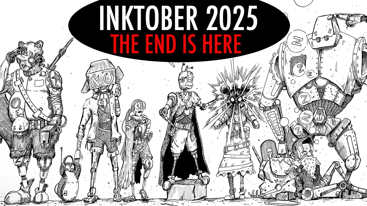 Inktober 2025 - Final Day! - YouTube