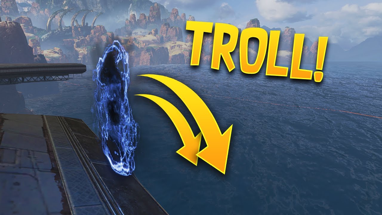 WRAITH PORTAL TROLL | Funny & Epic Apex Legends Moments #23 - YouTube