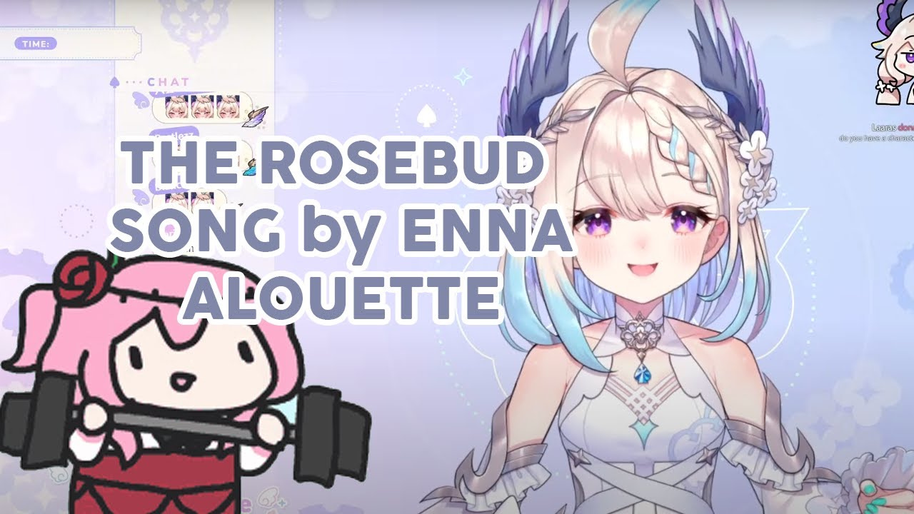the Rosebud song by Enna Alouette (with Lyrics) [NIJISANJI EN] #ennaalouette #ennalively # ...