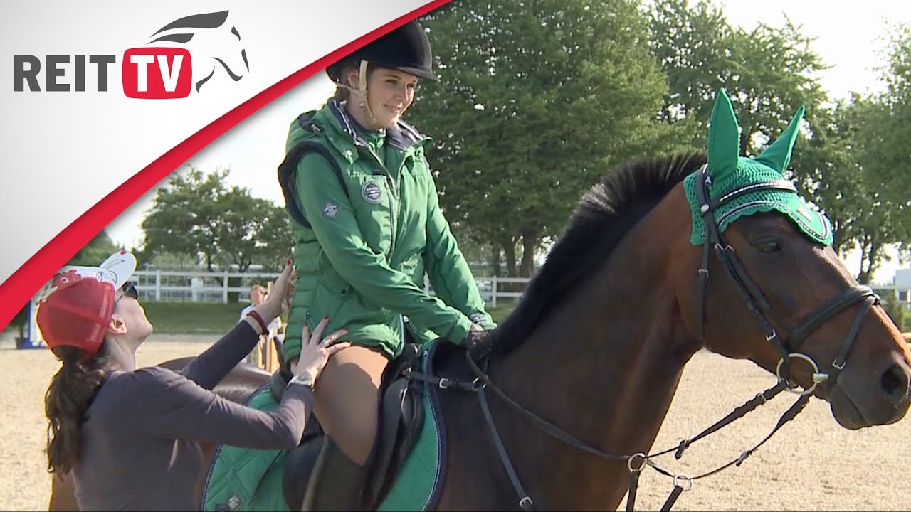 REITTV-Teamreiter Jana & Patrick beim Fotoshoot der euro-star Herbst ...