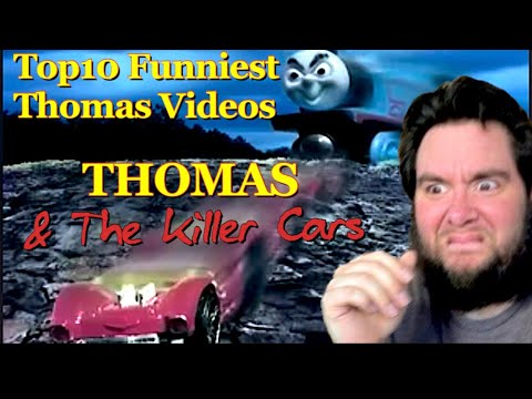 Top10 Funniest Thomas Videos: Thomas and the killer cars - YouTube