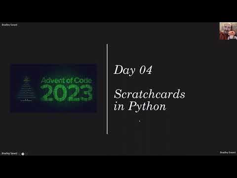Advent of Code 2023 - Day 04 - Scratchcards in Python - YouTube