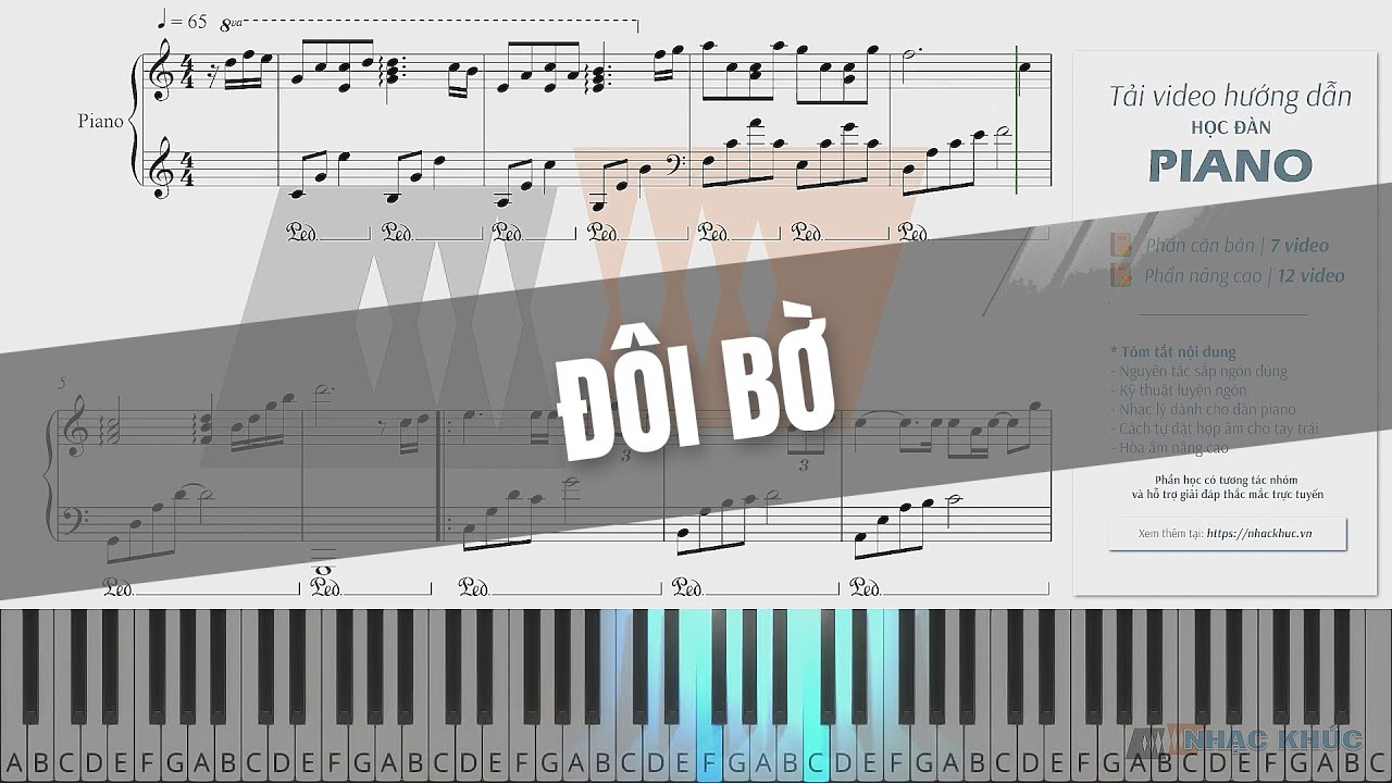 ĐÔI BỜ (Qui saura) | piano #sheetmusic - YouTube