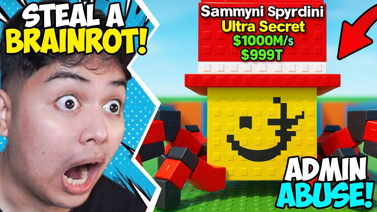 STEALING ADMIN SAMMY’S SECRET BRAINROT! | Steal a Brainrot (Update ...