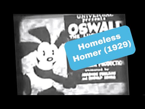 Oswald the Lucky Rabbit in: Homeless Homer (1929) - YouTube