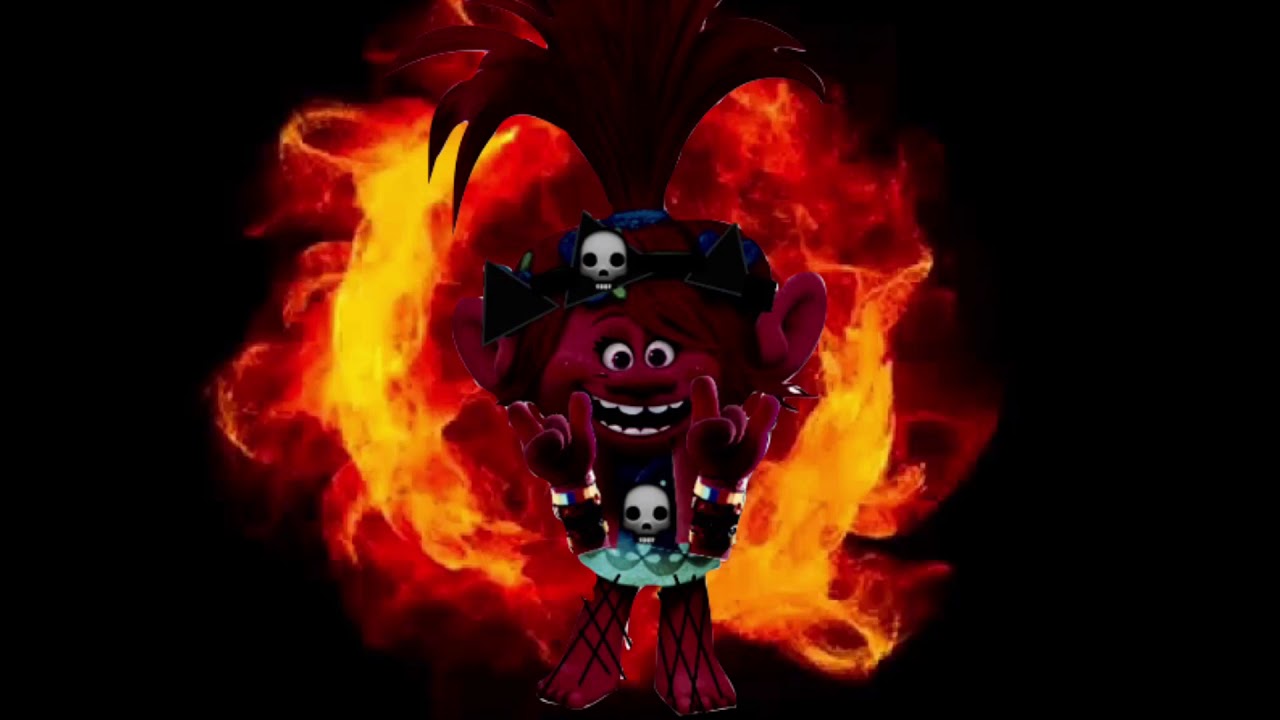 I made my own rock zombie poppy🎸🎸💥💥 (Trolls world tour,I'm so sorry,by ...