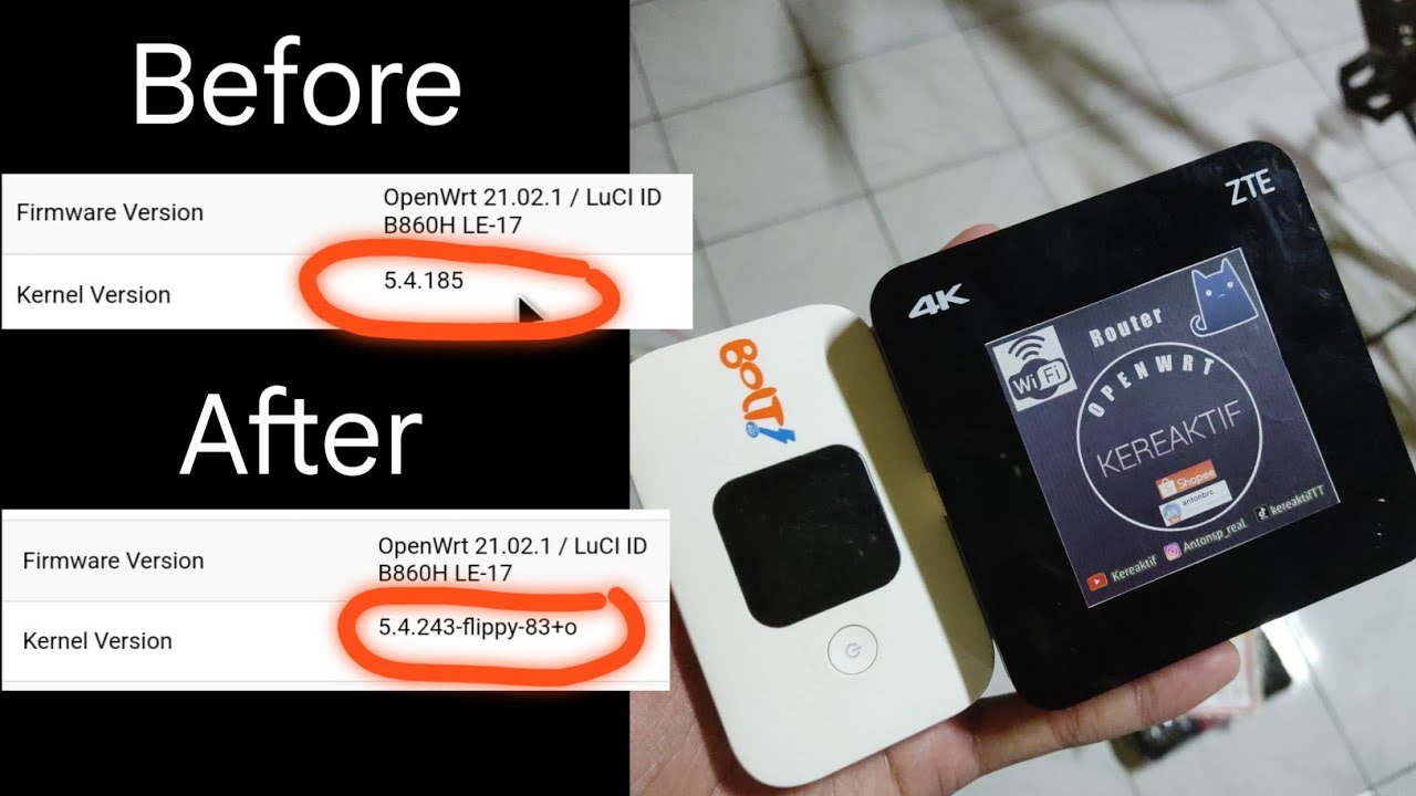 CARA GANTI / UPDATE /UPGRADE KERNEL STB OPENWRT - YouTube