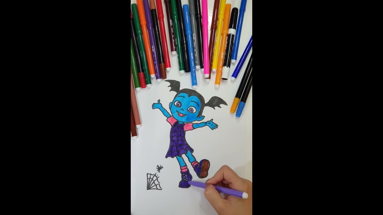 Cum sa o desenezi pe Vampirina - How to draw Vampirina - YouTube
