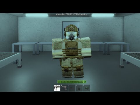 Roblox Canadian CANSOFCOM Operator (Avatar Build) - YouTube