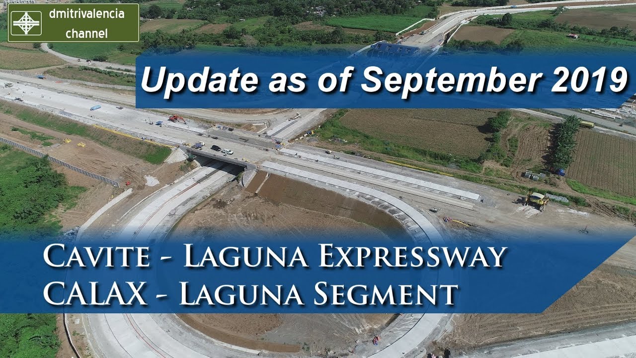 Cavite - Laguna Expressway CALAX update as of September 2019 - YouTube
