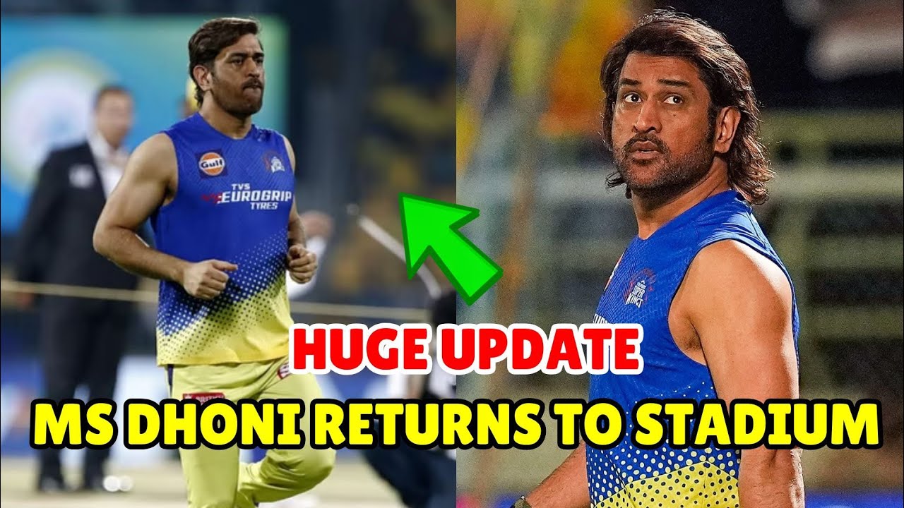 MS Dhoni Returns to Stadium 😱 Fan's Got Crazy ️ | MS Dhoni Back on ...