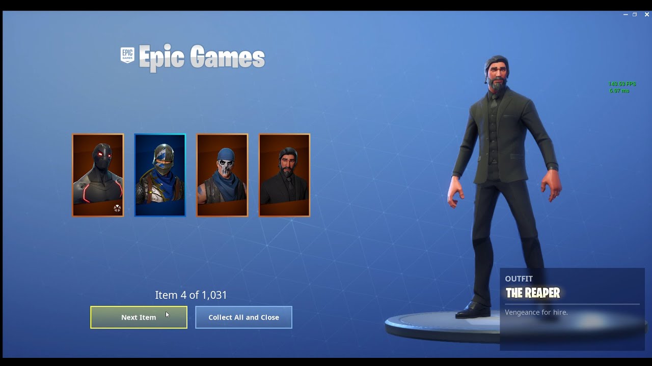 Fortnite Account Merge ( Over 1000 items ) - YouTube