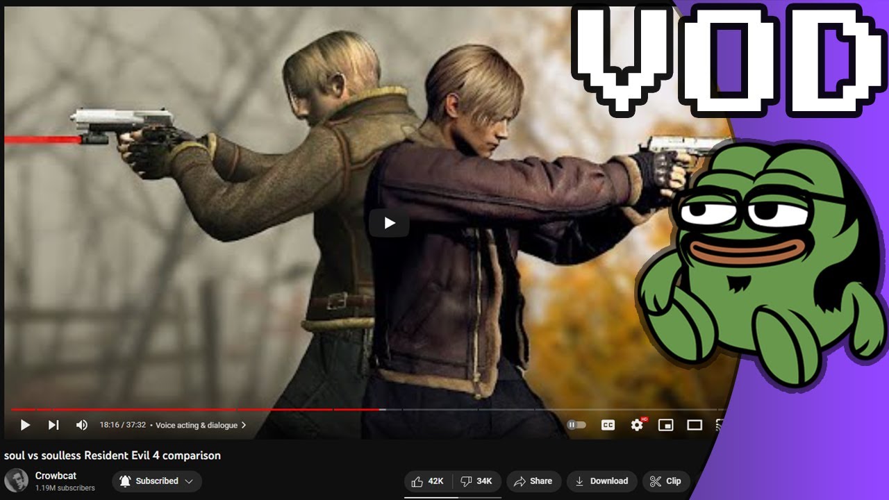 watching the RE4 soul vs soulless comparison - YouTube