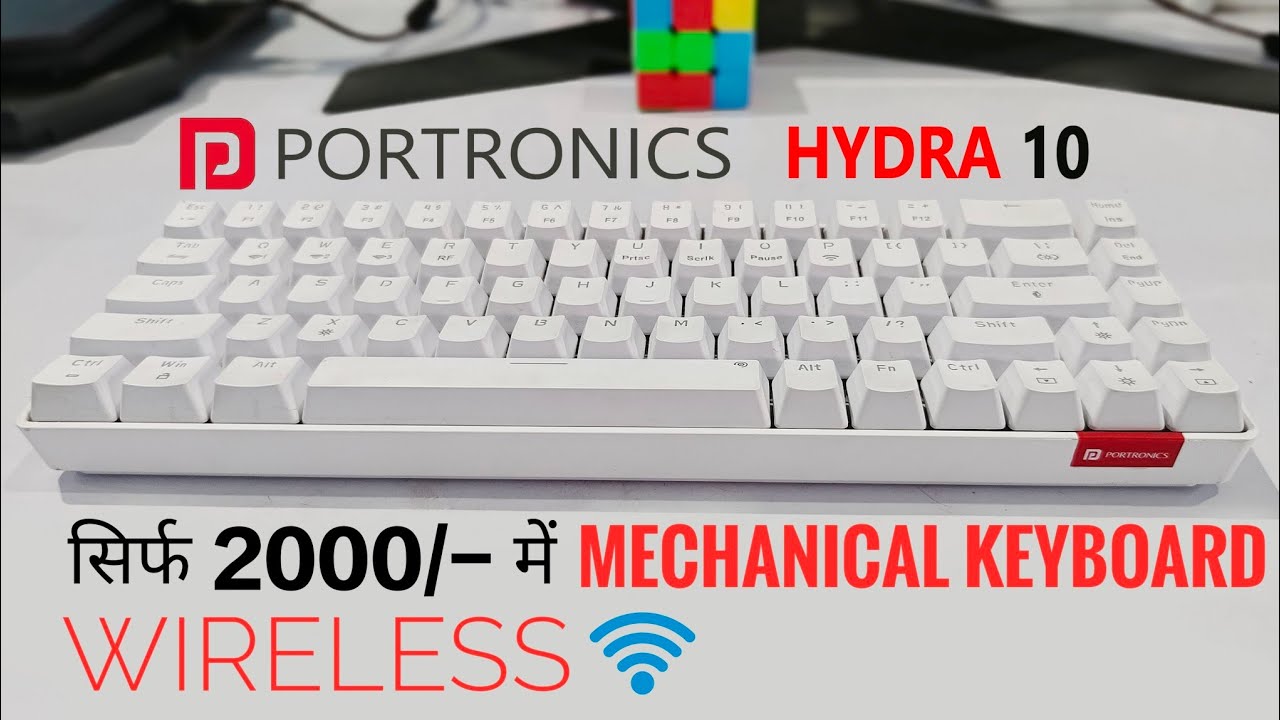 Portronics Hydra 10 Wireless Mechanical Keyboard For Gaming Review ...