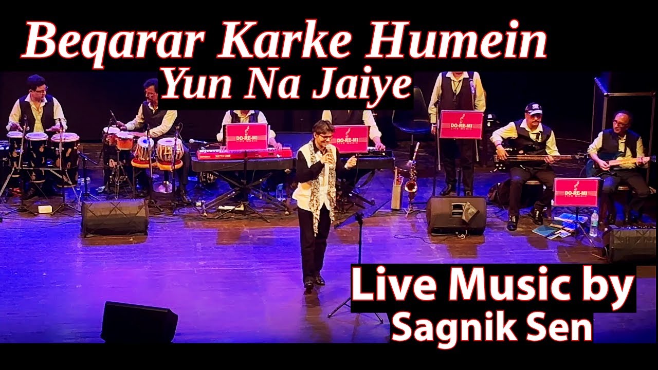 Song | Beqarar Karke Humein | Hemant Kumar Song | Sagnik Sen | Live ...