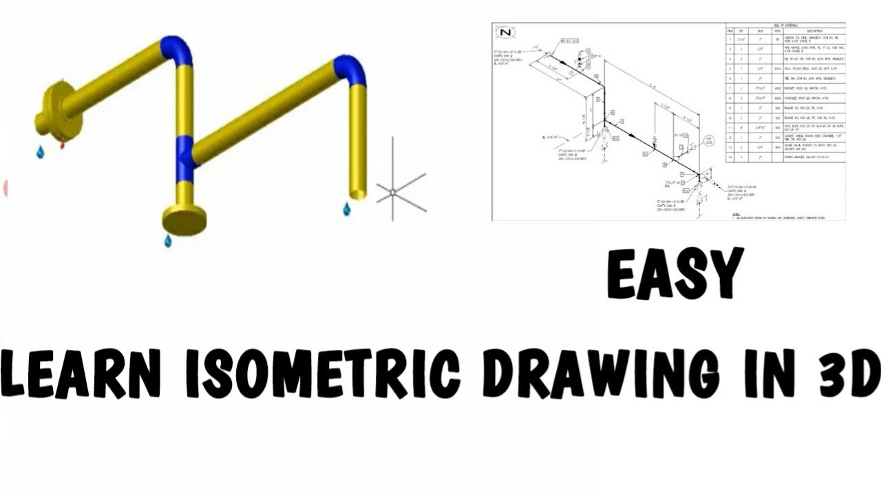 LEARN ISOMETRIC DRAWING IN 3D LIVE part 20 - YouTube