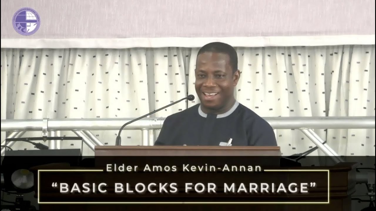 BASIC BLOCKS FOR MARRIAGE|Gen 2: 15-18, 20-24, Matt19: 3-12 | ELDER ...