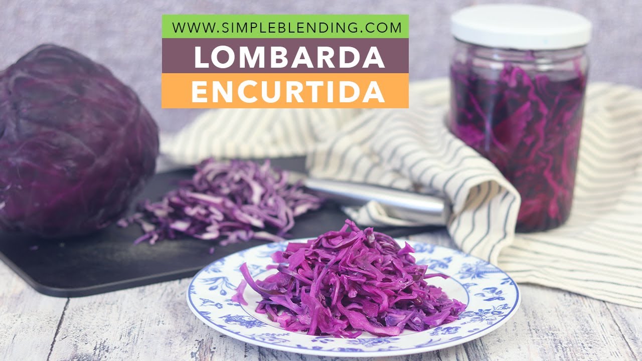 RECETA MUY FÁCIL DE LOMBARDA EN VINAGRE CASERA | Col roja encurtida en ...