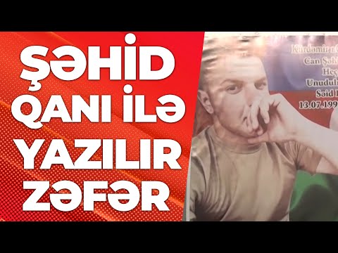 Şəhid qanı ilə yazılır zəfər
