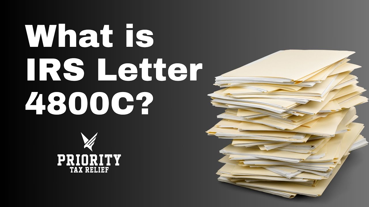 What is IRS Letter 4800C? - YouTube