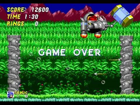 Sonic 2 Underwater - Game Over - YouTube