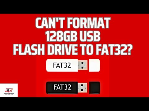 How to Format a USB Drive Larger Than 32GB to FAT32? - YouTube