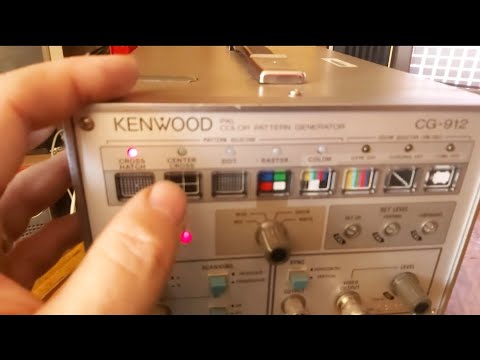 Show 'n Not a Telly Episode 14: Kenwood CG-912 Colour Pattern Generator ...