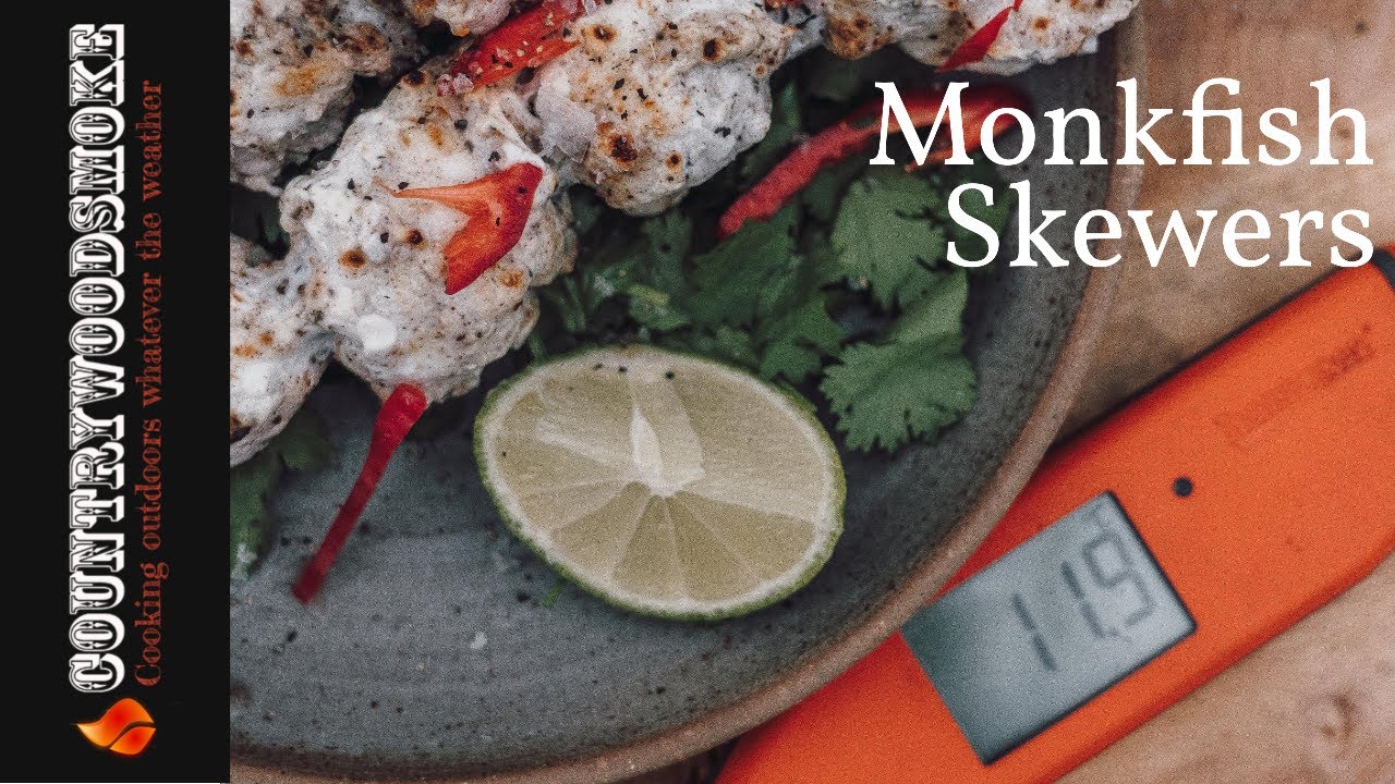 BBQ Monkfish Recipe - Skewered - YouTube