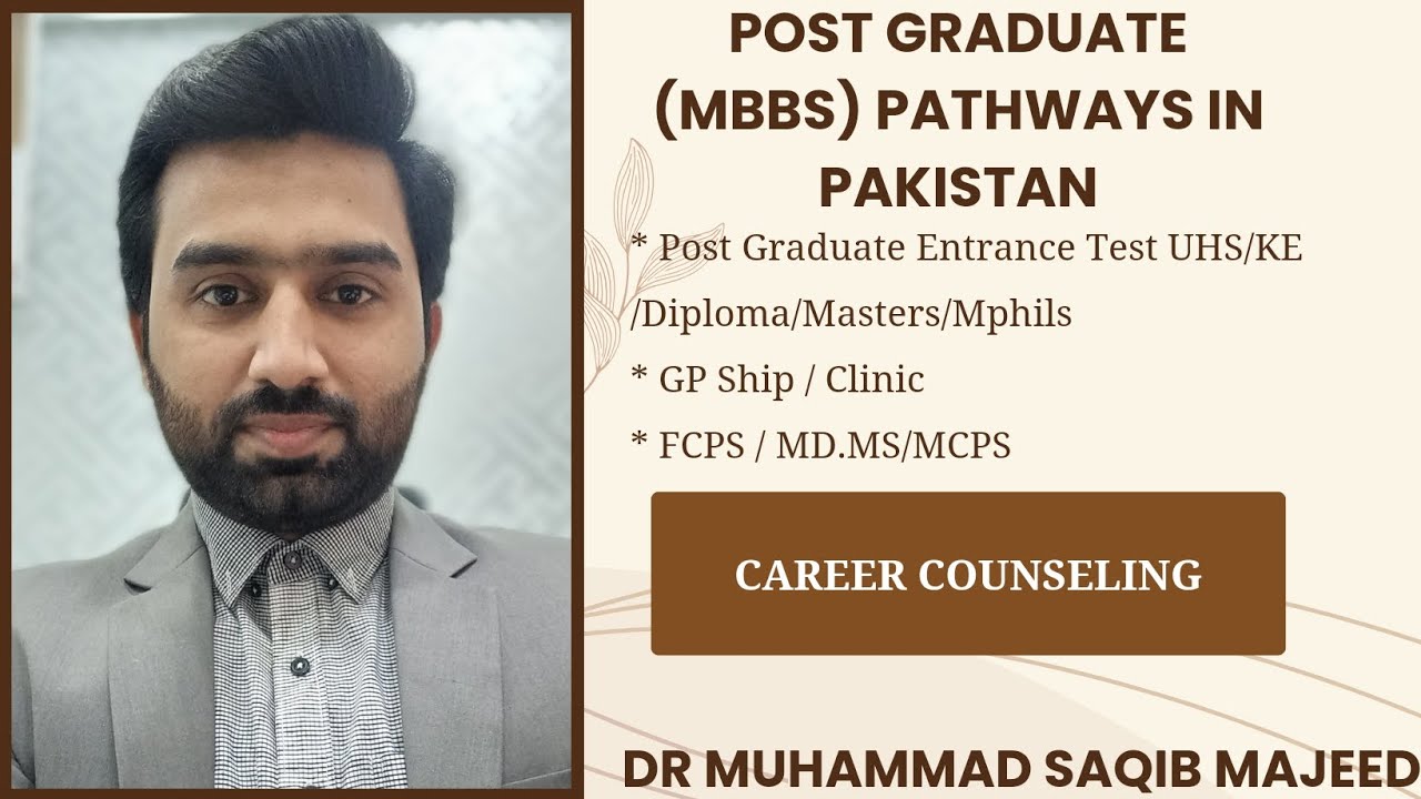 Post Graduate (MBBS) Pathways in Pakistan, P G Entrance Test, Diplomas ...