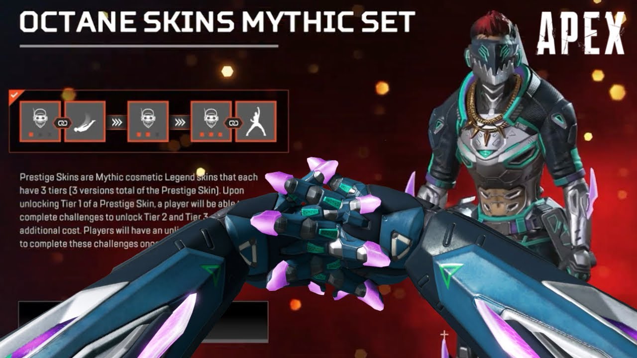 Getting the Octane Prestige Skin - Apex Legends Season 20 - YouTube