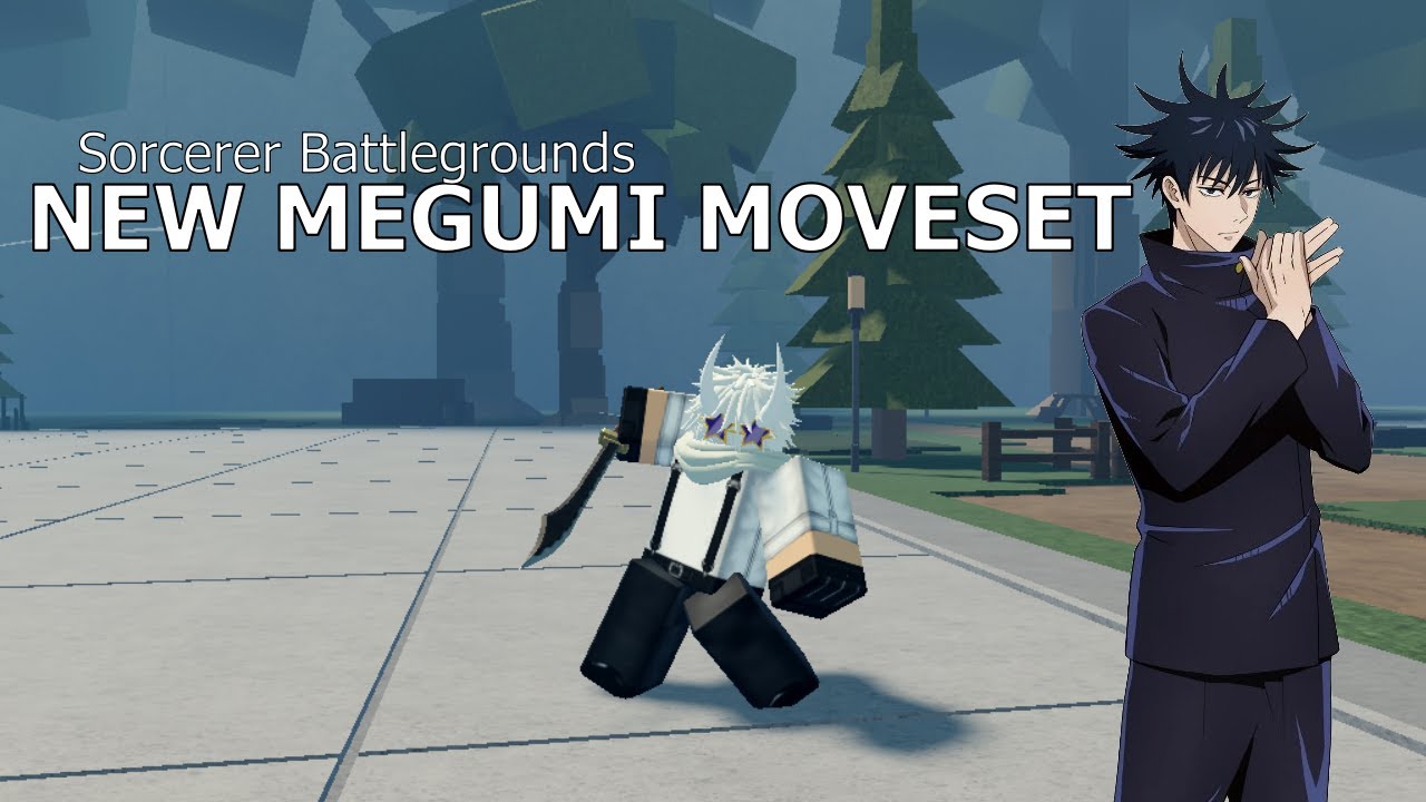 Sorcerer Battlegrounds| New Megumi moveset! - YouTube