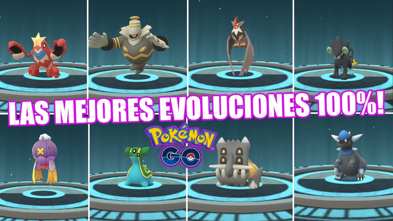 EVOLUCIONANDO 100% MUY ÉPICOS DE 4 GENERACIÓN Y MÁS! [Pokémon GO ...