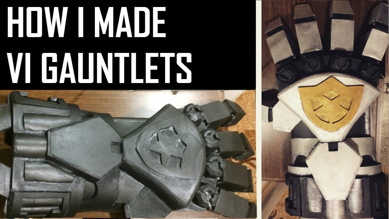 Vi Officer Gauntlets cosplay From League of Legends! - YouTube