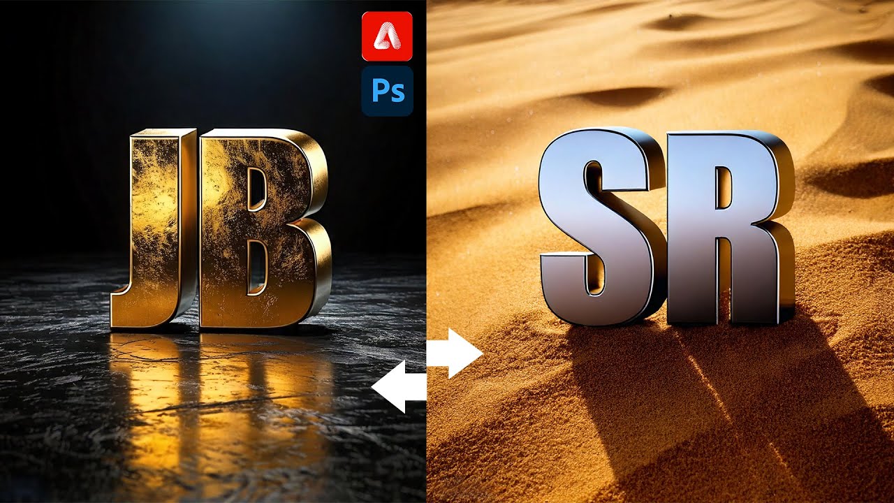 Master 3D Text Effects in Photoshop with Adobe Firefly Magic - YouTube