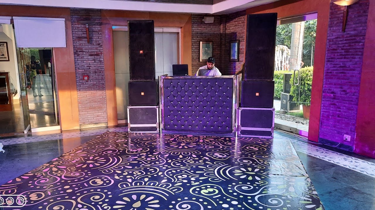 dj light sound setup in club south patio Gurgaon 9891478560 by Videek ...
