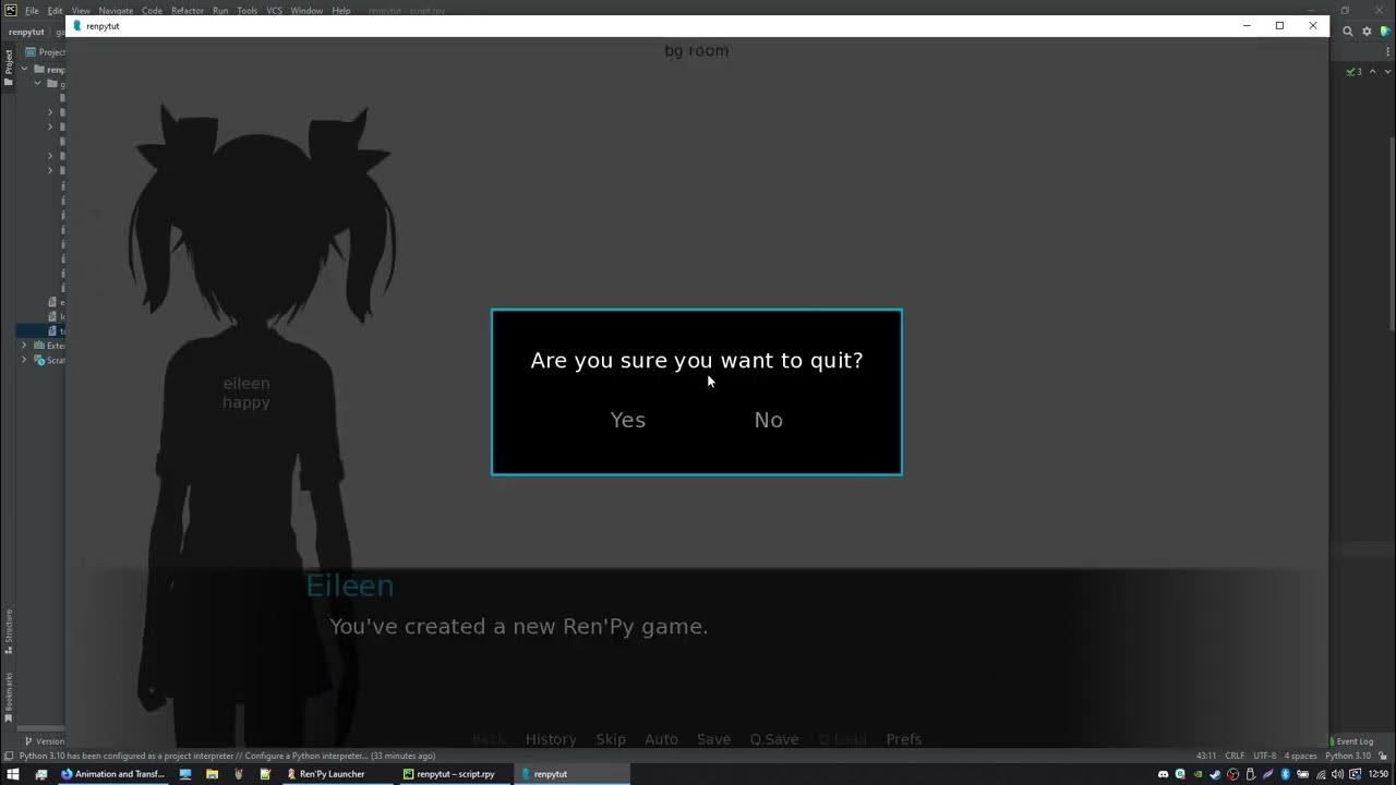 [Renpy Tutoriál] 12. rész - Parallel, Funkcionális Transform - YouTube