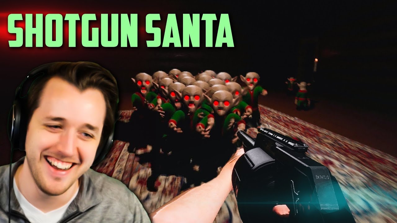 Shotgun Santa Indie Christmas Horror Game - YouTube