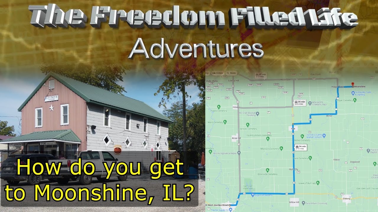 Driving to Moonshine, IL from Newton, IL - YouTube