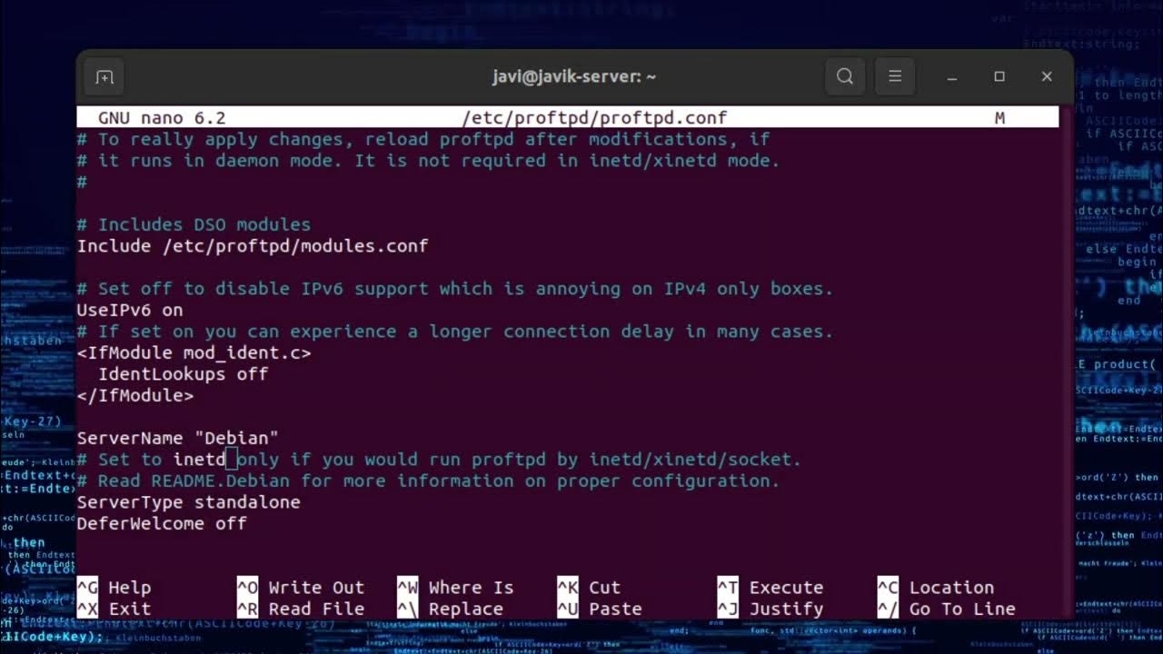 Instalación y Configuración de ProFTPd - YouTube