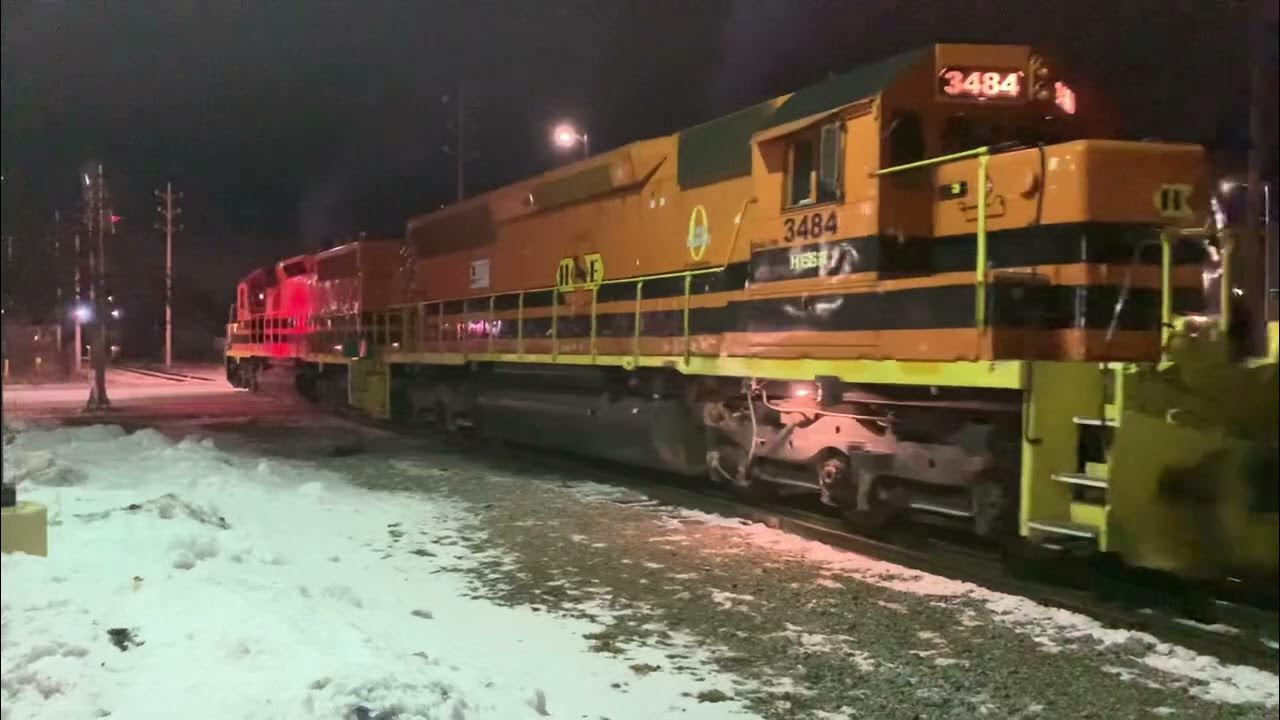 HESR 701~3390 & 3484 working Genesee Yard Saginaw Michigan - YouTube