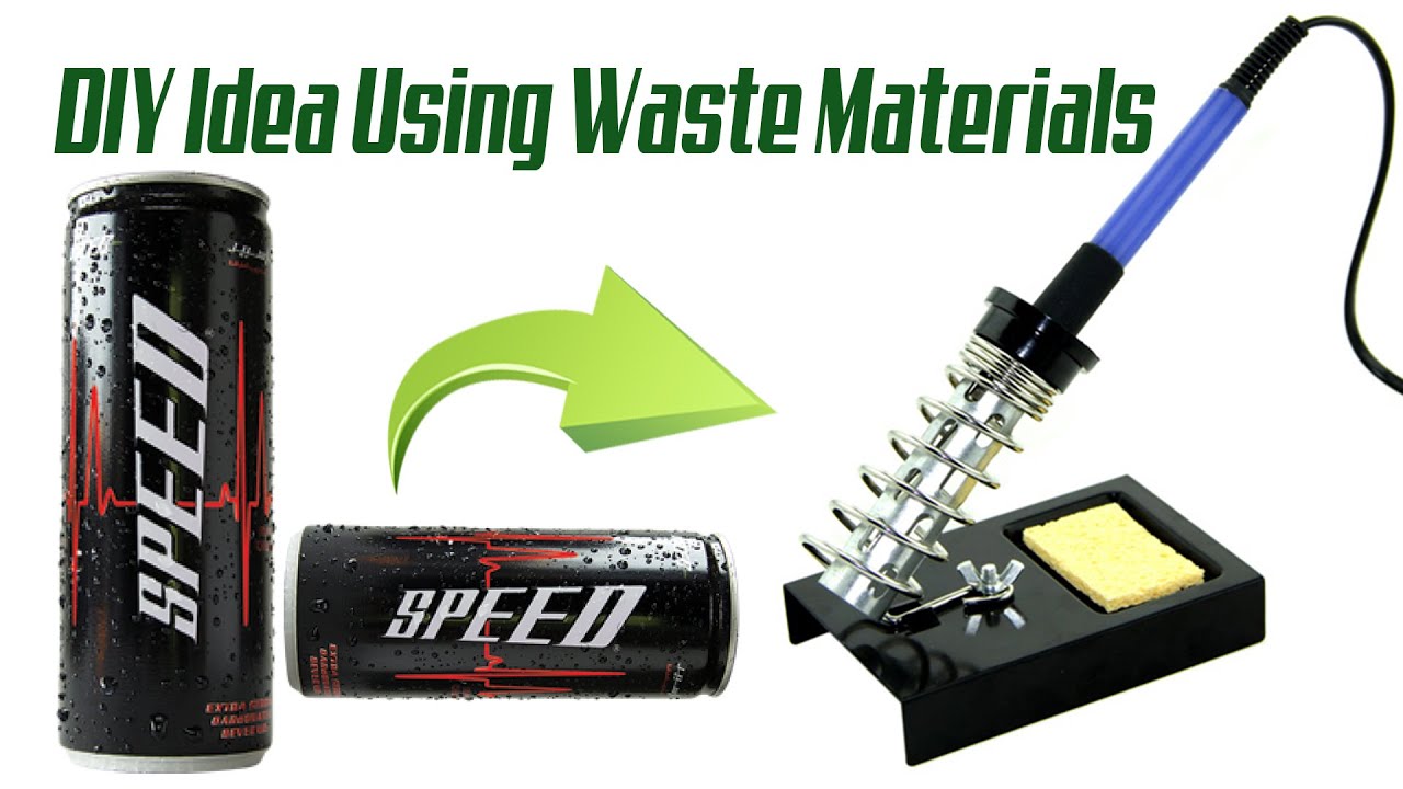 DIY Idea Using Waste Materials - YouTube