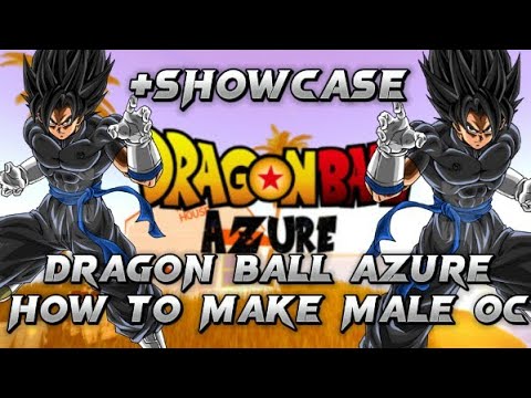 Dragon Ball Azure How To Make Male Oc +showcase - YouTube