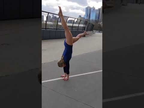 Gymnastics 'beam routine' Lockdown 6.0 inspired by Tokyo 2020